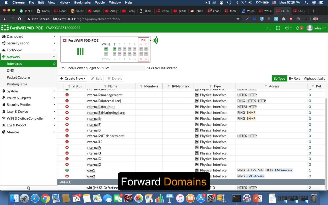 20- دوره آموزشی FortiGate Administration - حالت Transparent – دامنه‌های Forward شده